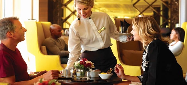 Restaurant Waiter Serving